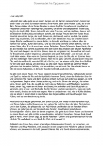 love labyrinth - Tysk - Opgaver.com