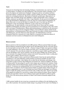 Eldon kort og blodtypebestemmelse - Biologi - Opgaver.com