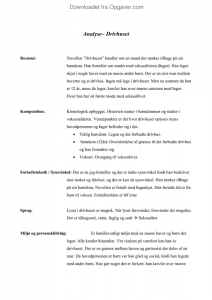 analyse drivhuset - Dansk - Opgaver.com