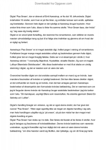 Paa Sneen af Emil Aarestrup - Dansk - Opgaver.com