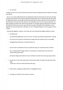 Drivhuset -referat - Dansk - Opgaver.com