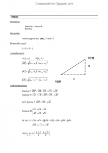 Noter - Matematik - Opgaver.com