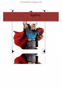 Asetro - Religion - Opgaver.com