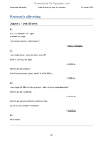 Det blå bevis - Matematik - Opgaver.com