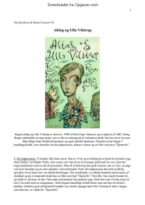 alting - Dansk - Opgaver.com