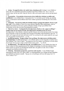 barattermodellen til bogen intet - Dansk - Opgaver.com