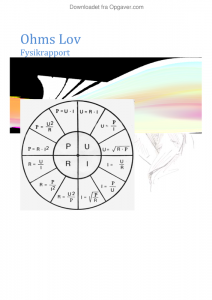 Ohms lov - Fysik - Opgaver.com