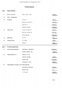 Papir - Matematik - Opgaver.com