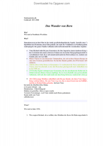 Wunder Von Bern Noter - Tysk - Opgaver.com