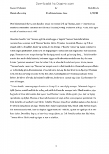 Den blomstrende have - Dansk - Opgaver.com