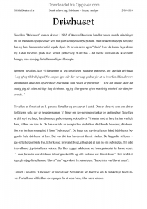 Drivhuset af Anders Bodelsen - Dansk - Opgaver.com