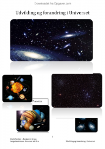 Univers - Astronomi - Opgaver.com
