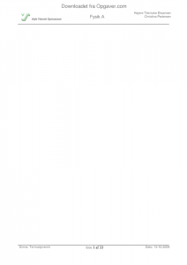 Termodynamiske maskiner - Fysik - Opgaver.com