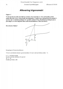 trigonometri - Matematik - Opgaver.com
