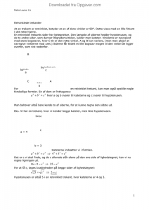 Trekanter - Matematik - Opgaver.com