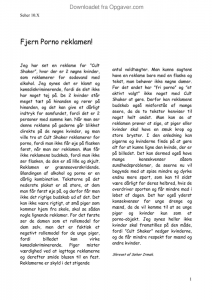 Cult shaker - reklame - Dansk - Opgaver.com