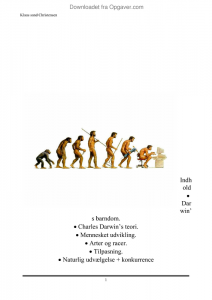 Evolution - Biologi - Opgaver.com