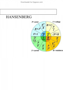 Ohms lov - Fysik - Opgaver.com