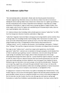 Lykke-Peer - Dansk - Opgaver.com