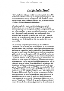 Det forladte Tivoli - Dansk - Opgaver.com