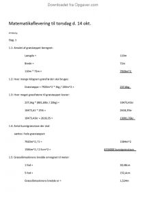 matematik afl. - Matematik - Opgaver.com