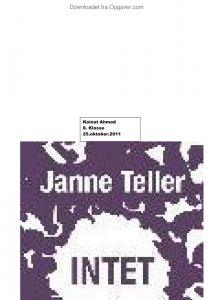 Intet - Dansk - Opgaver.com