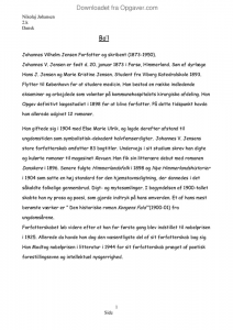 bo'l af johannes v. jensen - Dansk - Opgaver.com