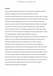 Barndommens gade - Dansk - Opgaver.com