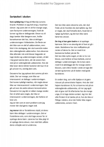 Læserbrev - Dansk - Opgaver.com