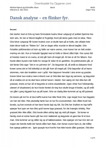 En flinker fyr - Dansk - Opgaver.com