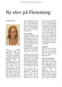 Ny elev på efterskole - Dansk - Opgaver.com