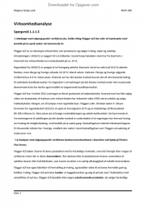 Virksomheds Økonomi Eksamens opgave - Virksomhedsinf. - Opgaver.com