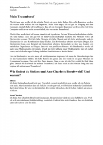 Mein Traumberuf - Tysk - Opgaver.com