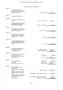 9. klasses afgangseksamen 2004 - Matematik - Opgaver.com