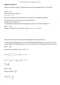 MATEMATIK OPGAVER - Matematik - Opgaver.com