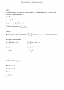 ineærprogrammerin Emneopgave - Matematik - Opgaver.com