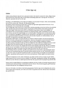 3 Den lige vej - Dansk - Opgaver.com