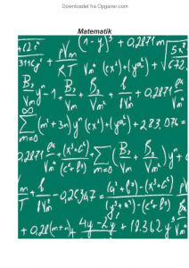 Matematik aflevering - Matematik - Opgaver.com