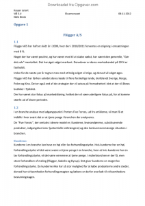 Eksamens sæt - Virksomhedsinf. - Opgaver.com