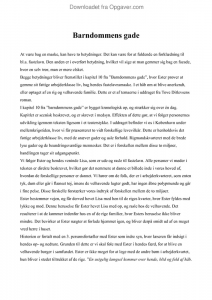 barndommens gade - Dansk - Opgaver.com