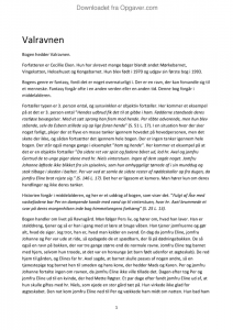 Valravnen - Dansk - Opgaver.com