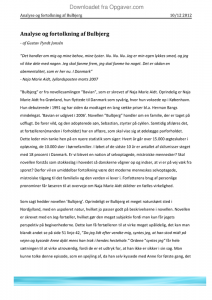 Bulbjerg af Naja Marie-Aidt - Analyse og fortolkning - Dansk - Opgaver.com