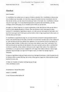 Elevfest - Dansk - Opgaver.com