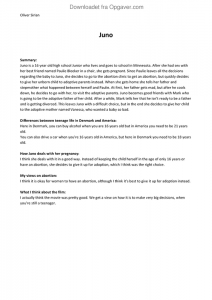 English - Juno review - Engelsk - Opgaver.com