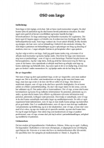 OSO - læge - OSO - Opgaver.com