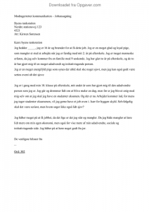 Jobansøgning - Dansk - Opgaver.com