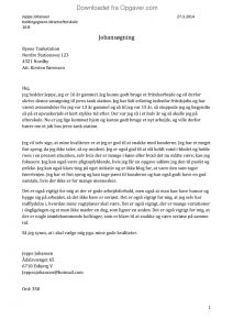 Jobansøgning - Dansk - Opgaver.com