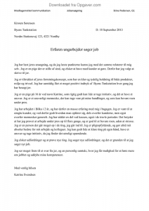 FS10 jobansøgning - Dansk - Opgaver.com