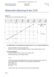 matematik - Matematik - Opgaver.com