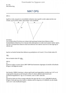 HF-matematik eksamen august 2011 - Matematik - Opgaver.com